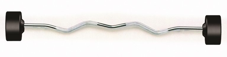 Rubber Fixed Pro Curl Barbell Set - York Barbell