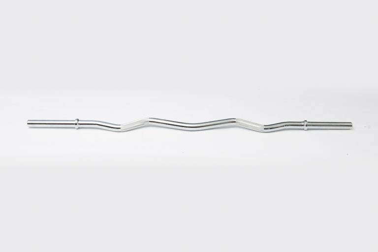 Chrome Curl Bar w/ Fixed Inner Collars | Weight Bars | York Barbell