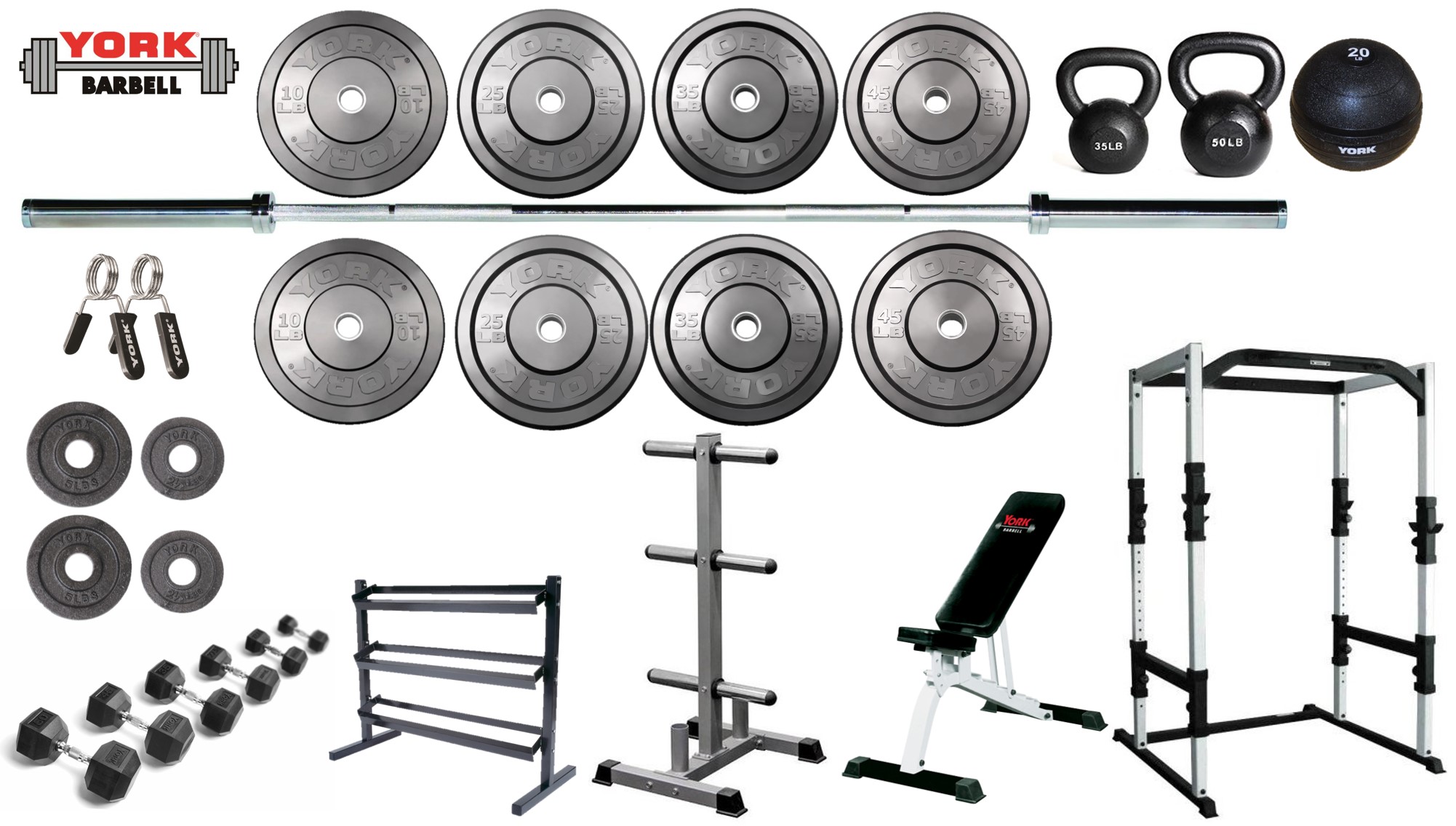 Weight Plates & Sets | Olympic, Bumper & Rubber Plates | York Barbell