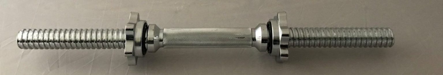 YORK 18” Solid Steel Spin Lock Bar with Collars - York Barbell