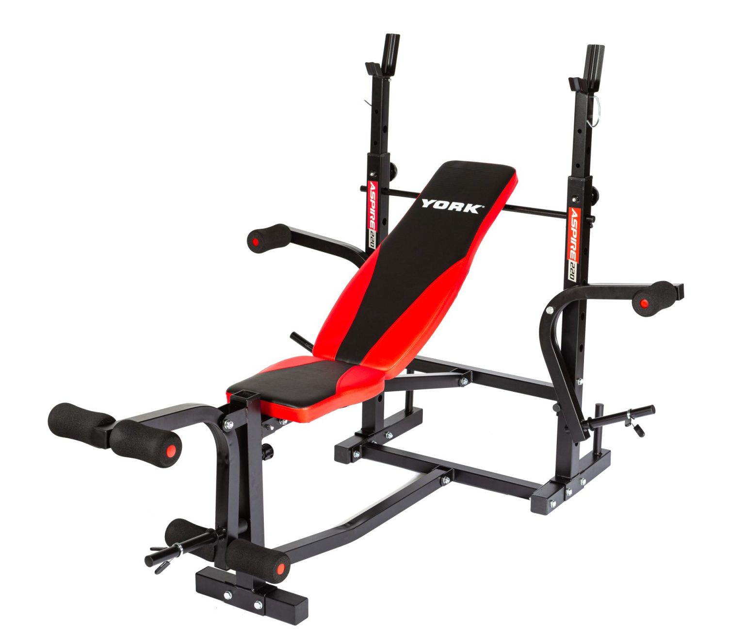 YORK Aspire 220 Folding Bench with Arm/Leg Curl/Butterfly - York Barbell