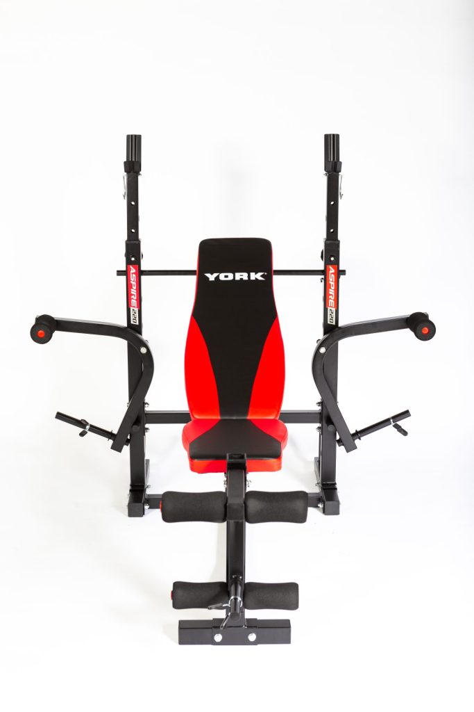 YORK Aspire 220 Folding Bench with Arm/Leg Curl/Butterfly - York Barbell