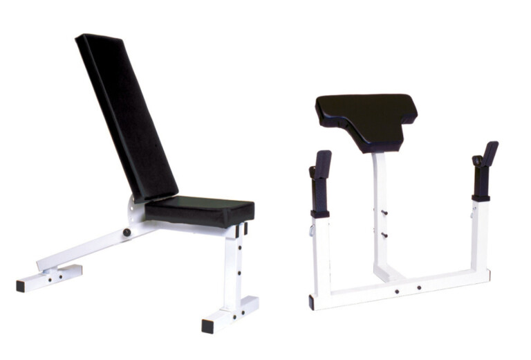 Pro Series 210 With 206ID Bench plus 201 Arm Curl Attachment - York Barbell